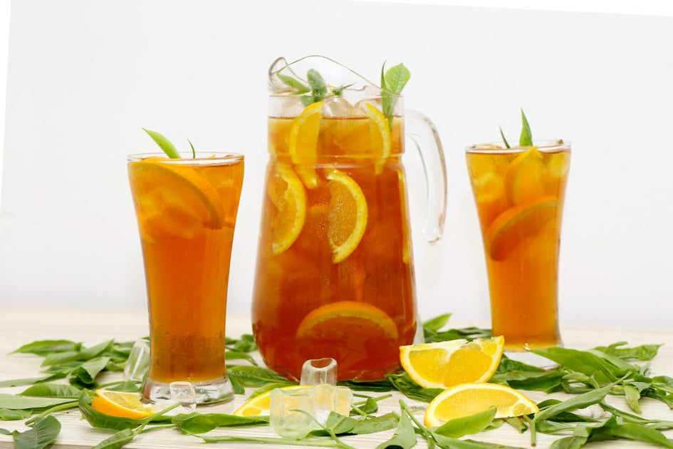 Basil and Lemon Infused Peach Iced Tea Recipe – Walters Bay
